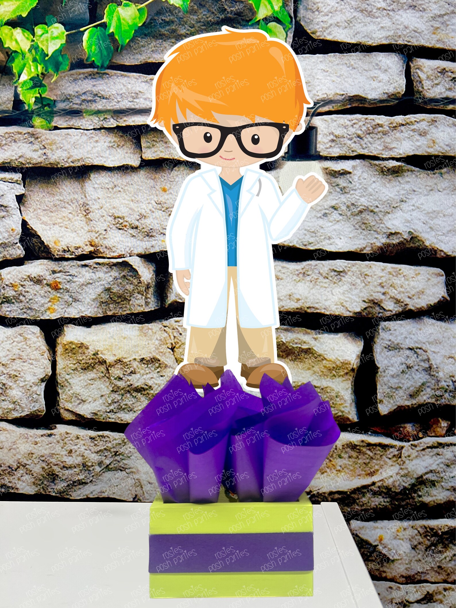 Science Birthday Theme Centerpiece Decoration | Science Party | Science ...