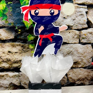 Ninja Birthday Theme Ninja Karate Party Centerpiece Decoration Ninja ...