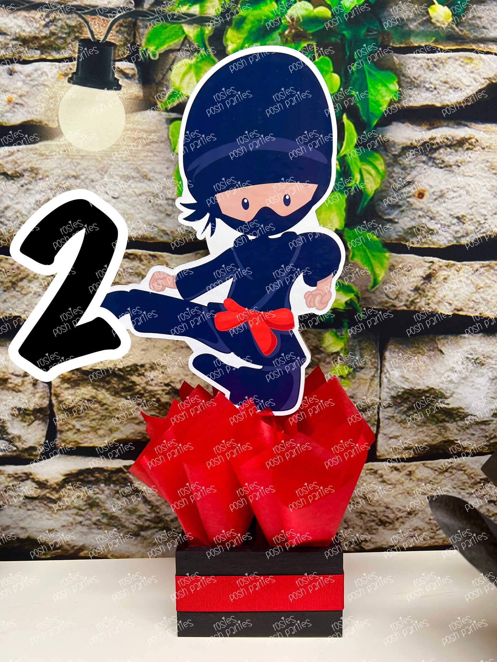 Ninja Birthday Ninja Party Ninja Centerpiece Decoration Ninja - Etsy