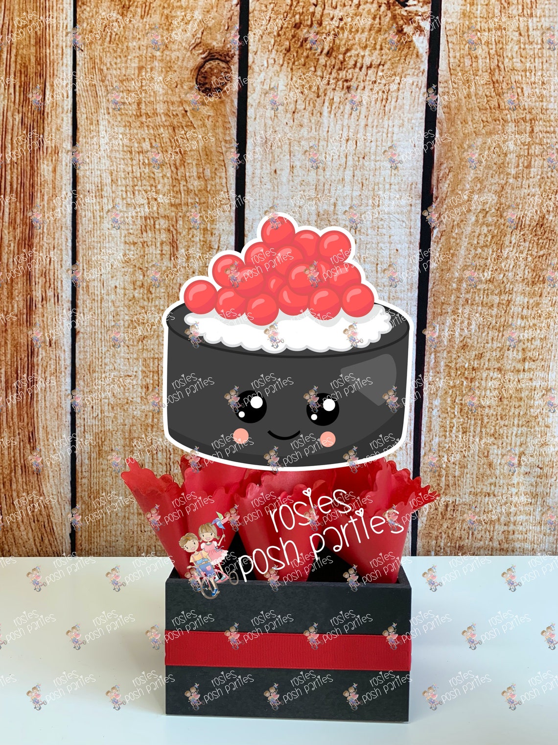 Sushi Theme Birthday Sushi Centerpiece Sushi Party Theme - Etsy