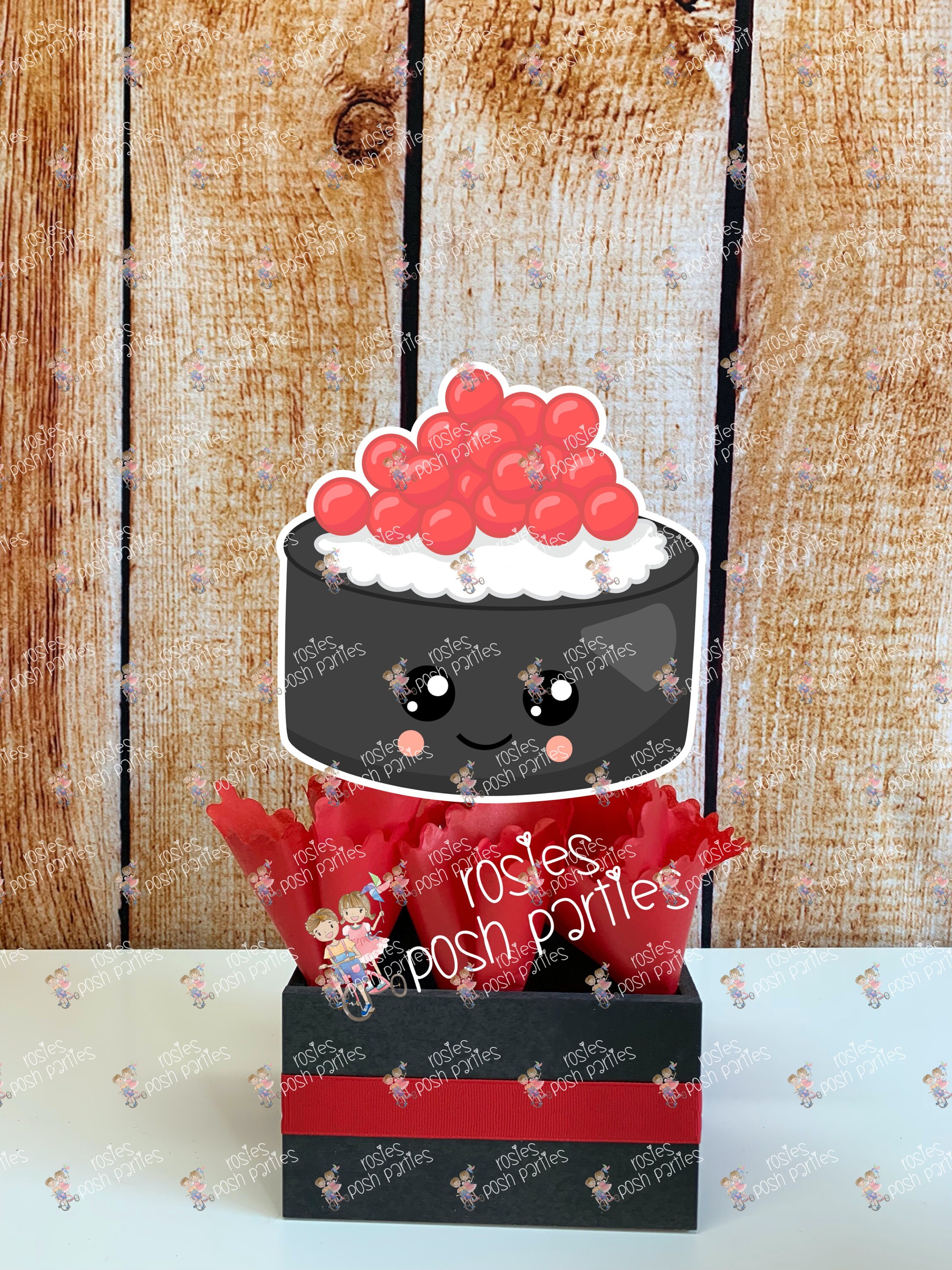 Sushi Theme Birthday Sushi Centerpiece Sushi Party Theme - Etsy