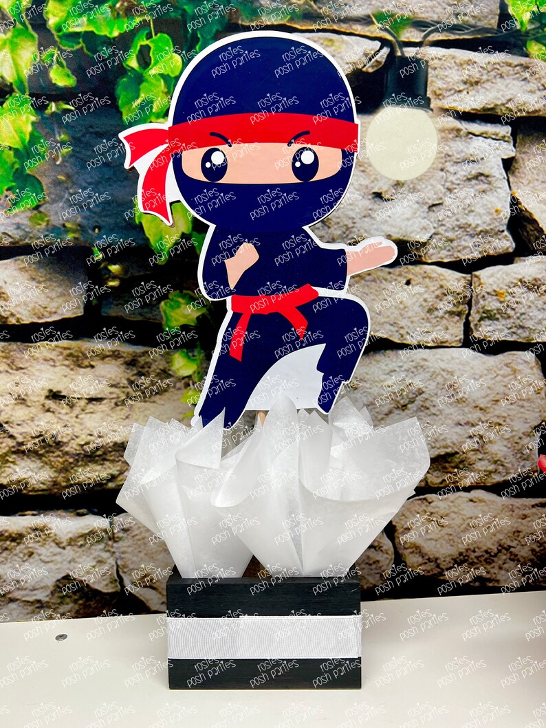 Ninja Birthday Theme | Ninja Karate Party Centerpiece Decoration ...