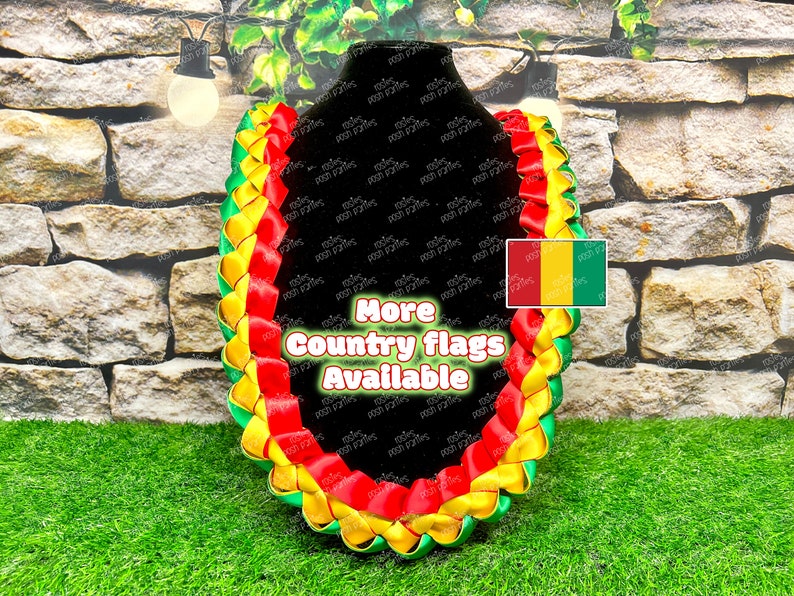 Graduation Lei | Filipino Flag Lei | Senior Night Gift Lei | Braided ...