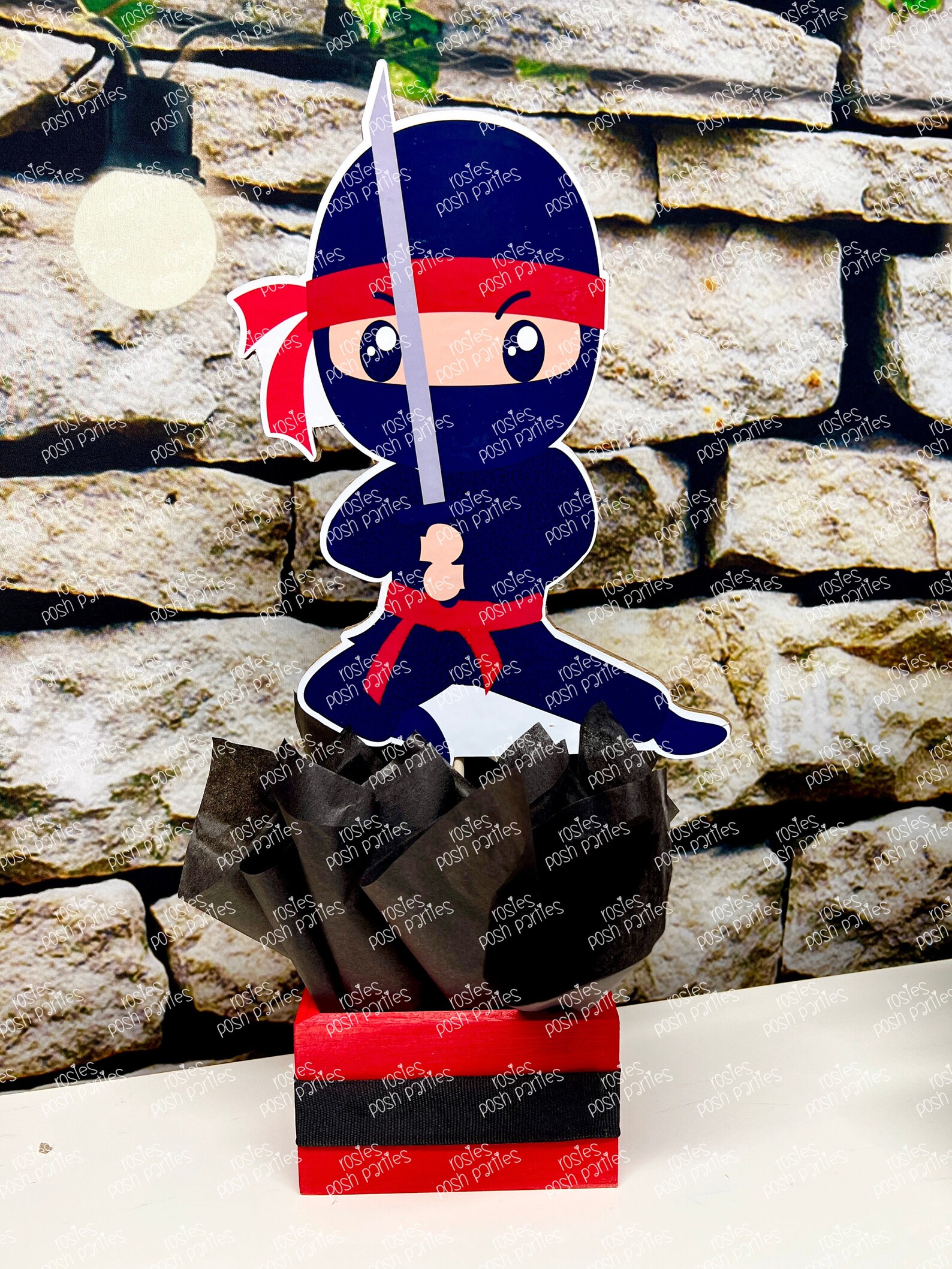 Ninja Birthday Theme | Ninja Karate Party Centerpiece Decoration ...