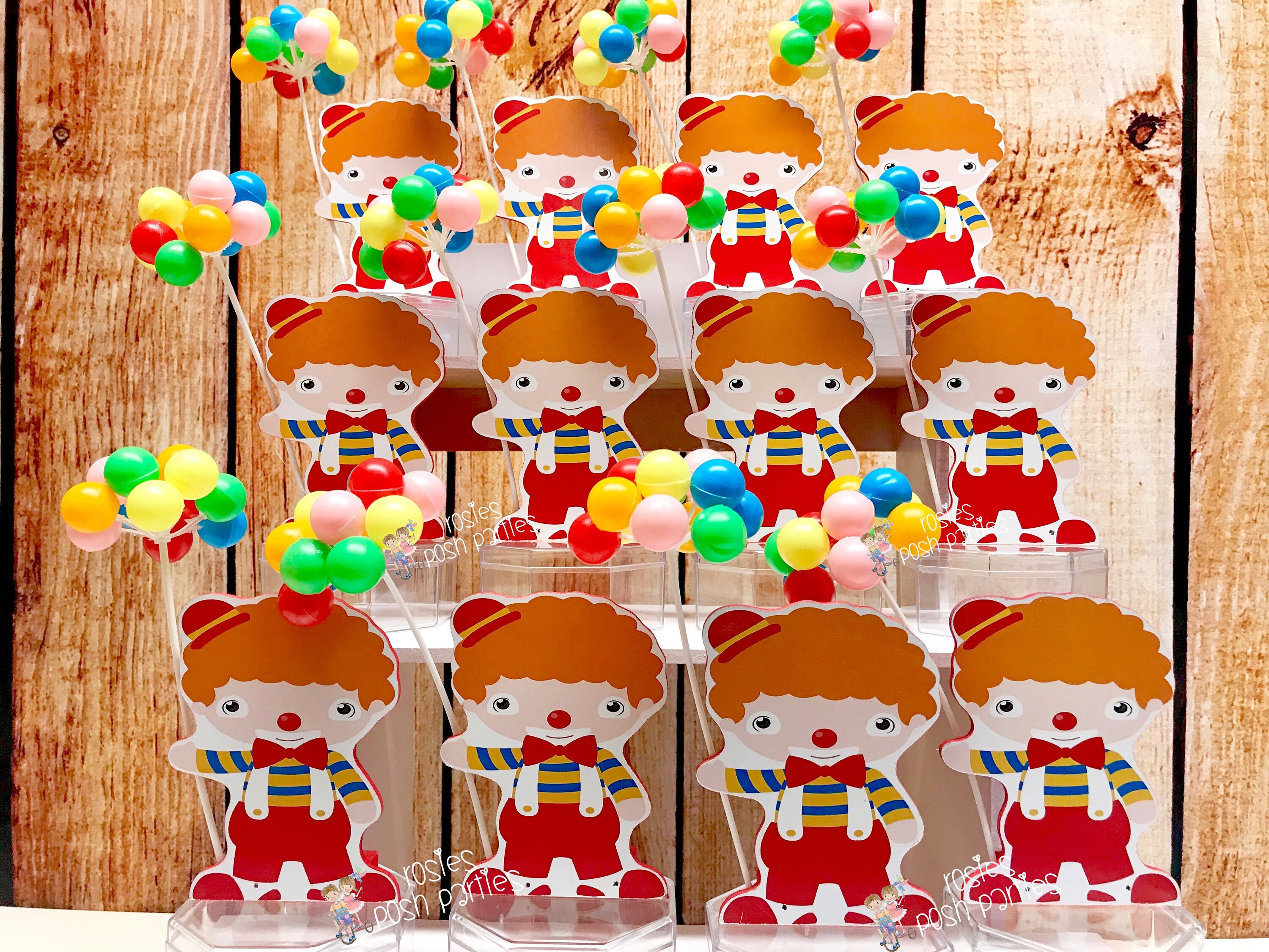 Circus Favors Carnival Favors Clown Birthday Favors Carnival | Etsy