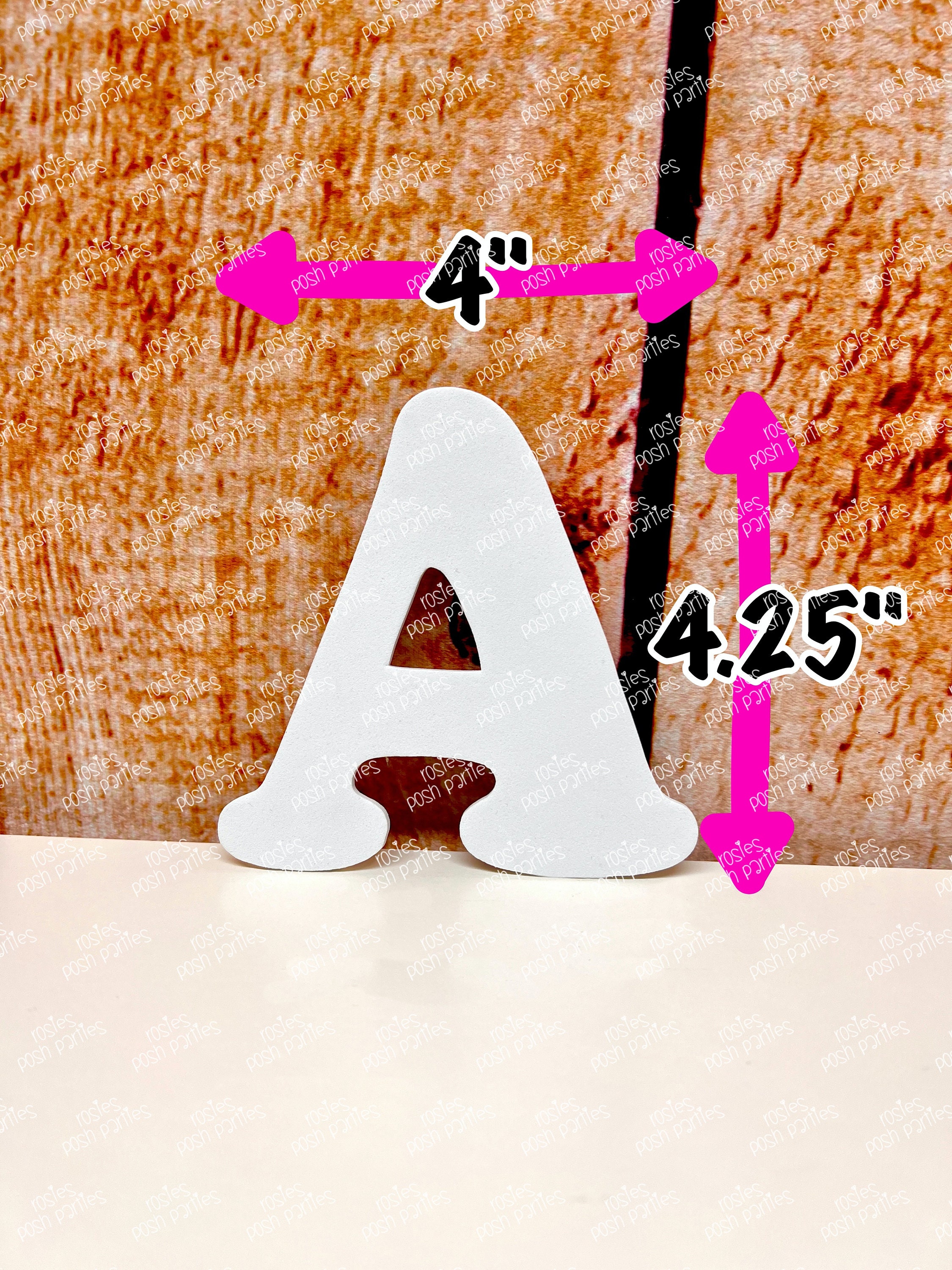 White Foam Letters | Alphabet Letters | Pick Your Own Letters | You ...