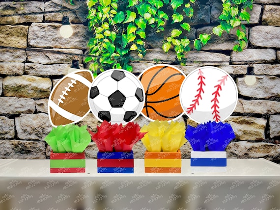 Sport Centerpiece Table Idea Amazon.com: 16 PCS Baseball Centerpiece