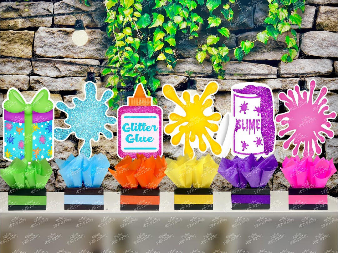Slime Birthday Party Theme Slime Bash Slime Party Decor Slime Theme ...
