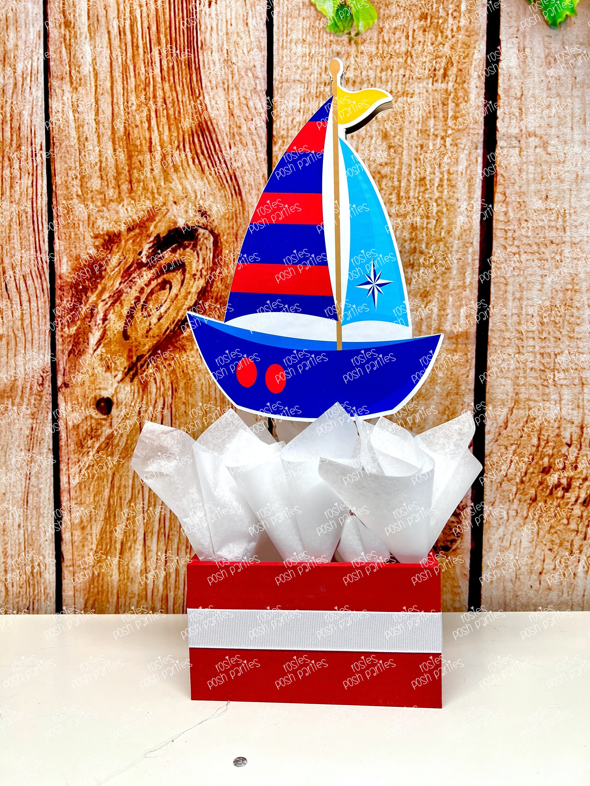Nautical Boy Baby Shower Nautical Birthday Centerpiece for - Etsy