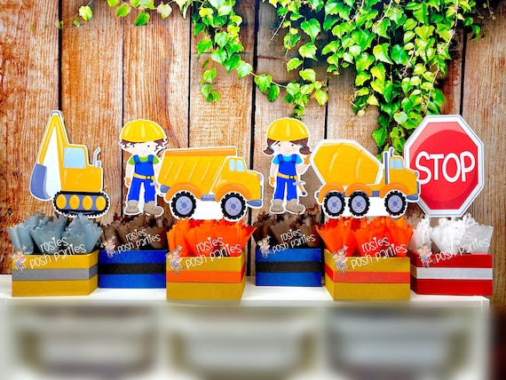 Construction Theme Centerpiece