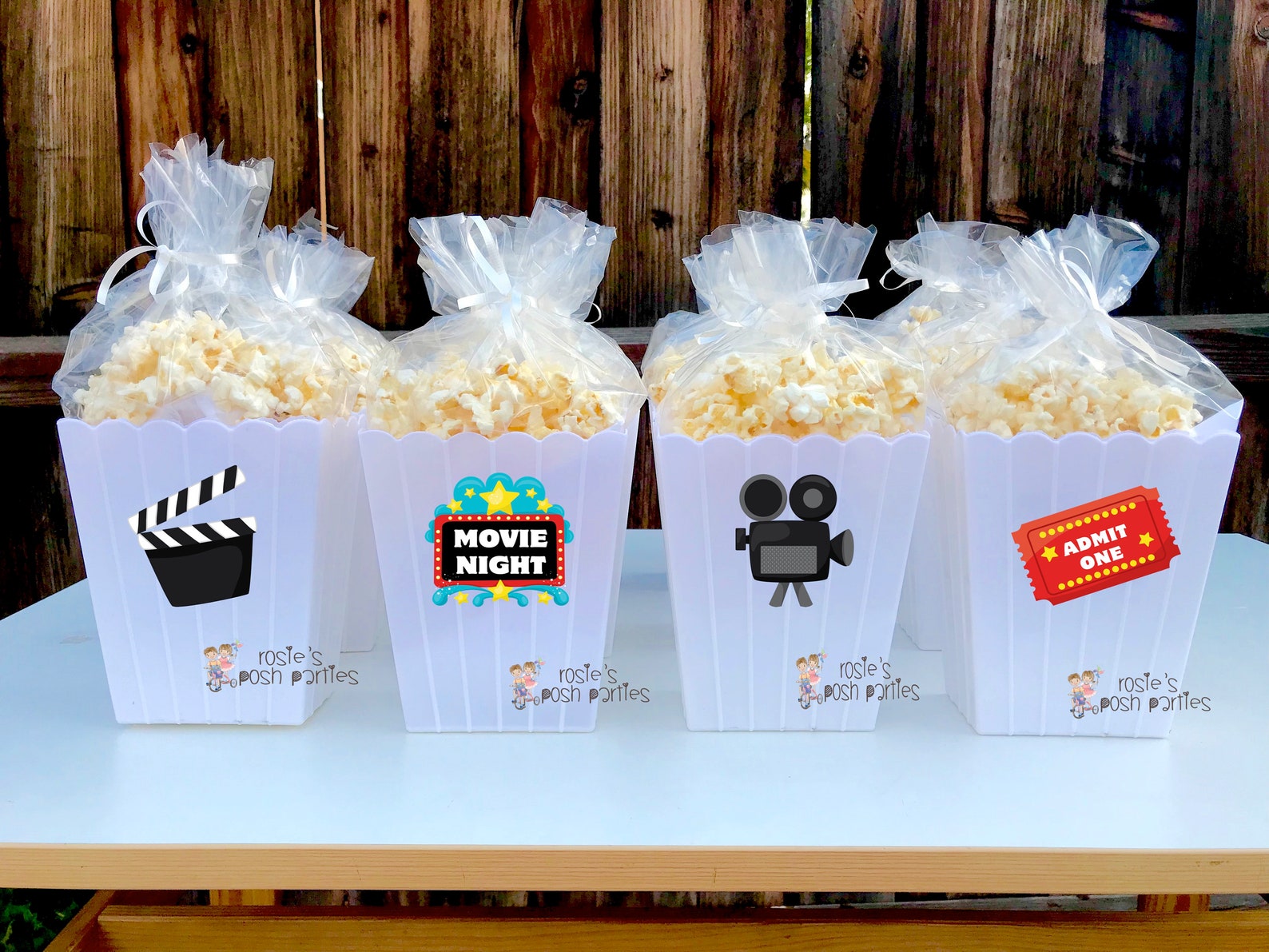 Movie Night Birthday Bash Party Favor Centerpiece Movie Night - Etsy