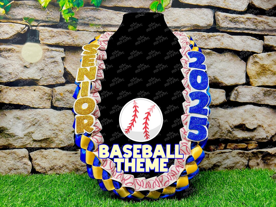 Baseball Sports Graduation Lei | Promotion Gift Lei | Sports Senior ...