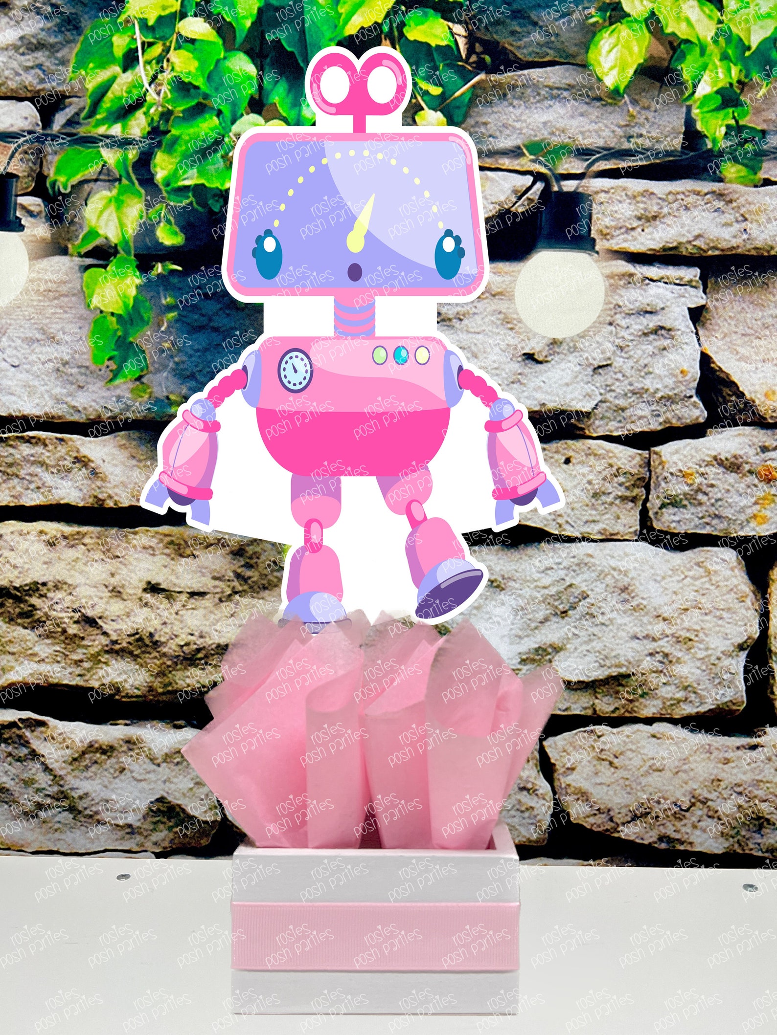 Girl Robot Theme Birthday | Its a Robot Girl Baby Shower Party ...