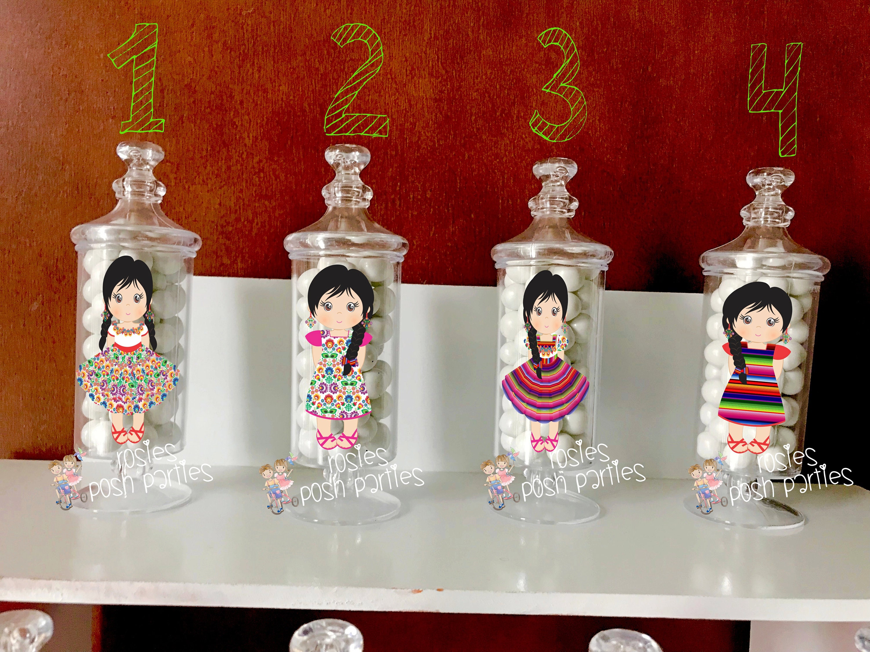 Mexican Fiesta Favor Fiesta Mexicana Party Apothecary Baby Shower ...