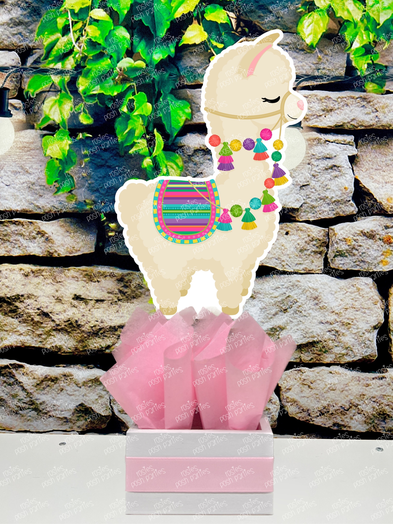 Llama Birthday Theme Centerpiece Decoration | Llama Theme | Llama ...