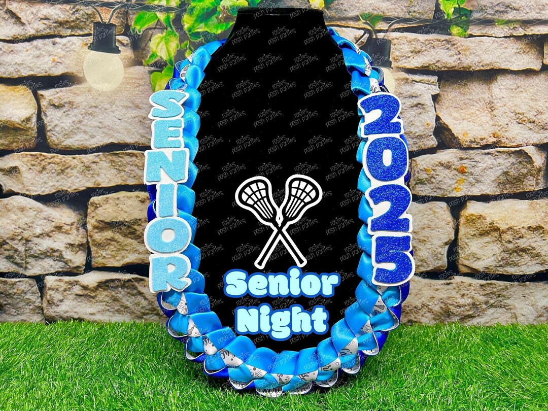Lacrosse Sports Graduation Lei | Promotion Gift Lei | Sports Senior ...