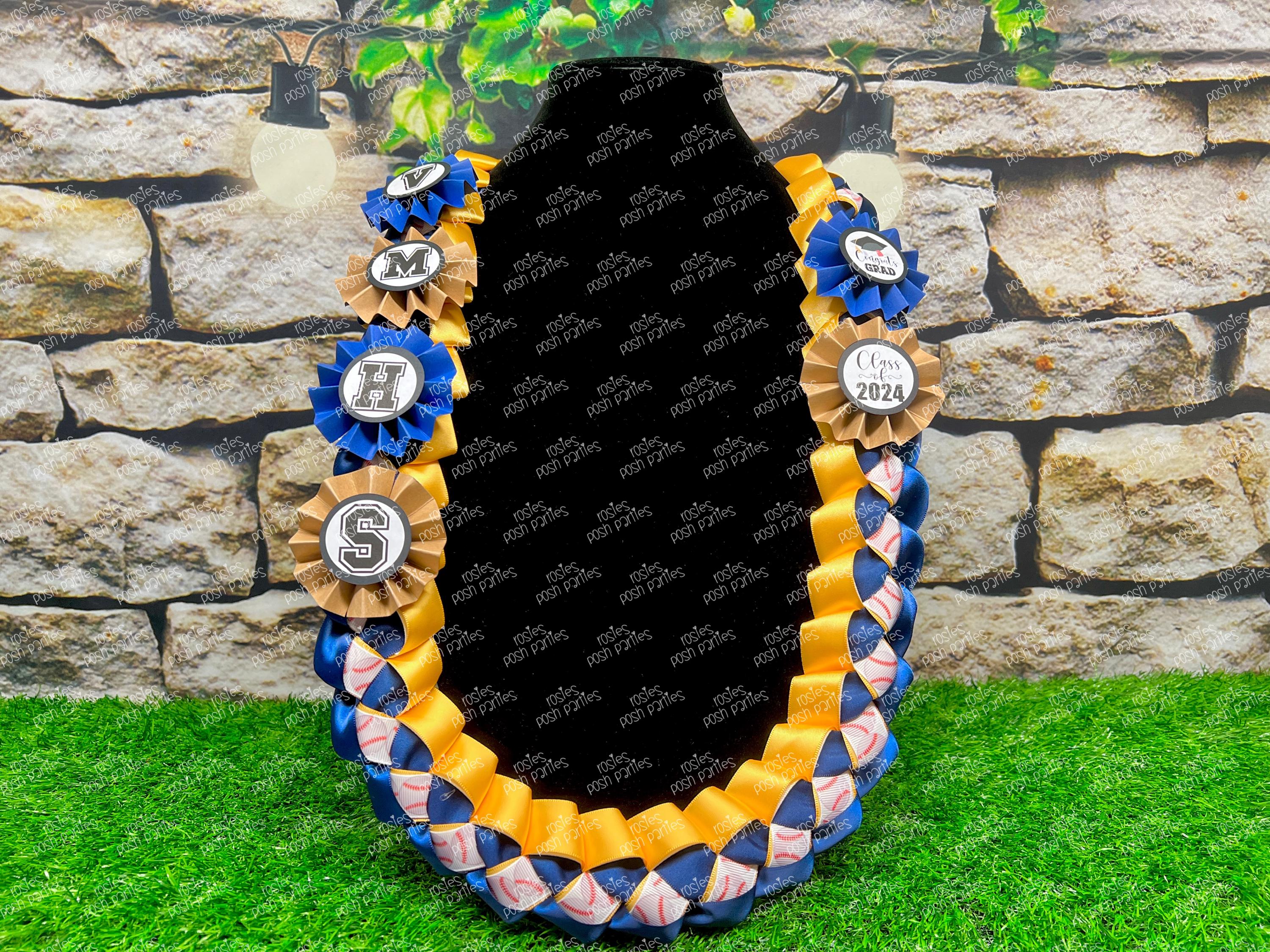Baseball Graduation Lei | Promotion Gift Lei | Senior Night Gift Lei ...