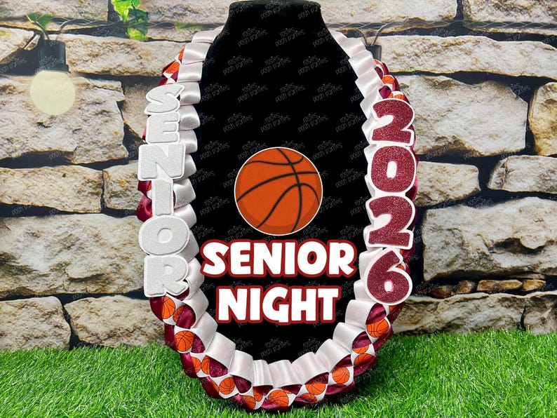 Basketball Sports Graduation Lei | Promotion Gift Lei | Sports Senior ...