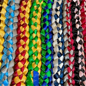 Graduation Lei | Mexico Flag Lei | Senior Night Gift Lei | Braided ...
