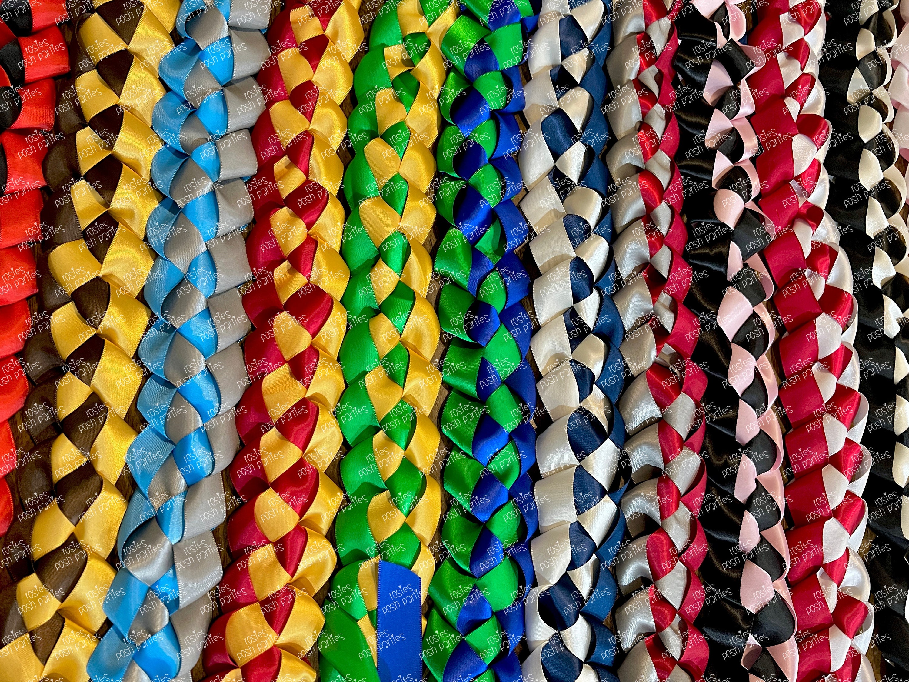 Graduation Lei | Filipino Flag Lei | Senior Night Gift Lei | Braided ...