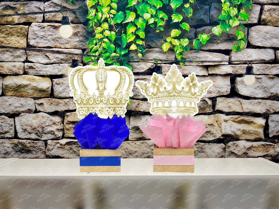 Gold Crown Little Prince Princess Theme | Royal Prince Baby Shower ...