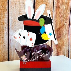 Magician Birthday Decorations Magician Centerpiece Magic Show - Etsy