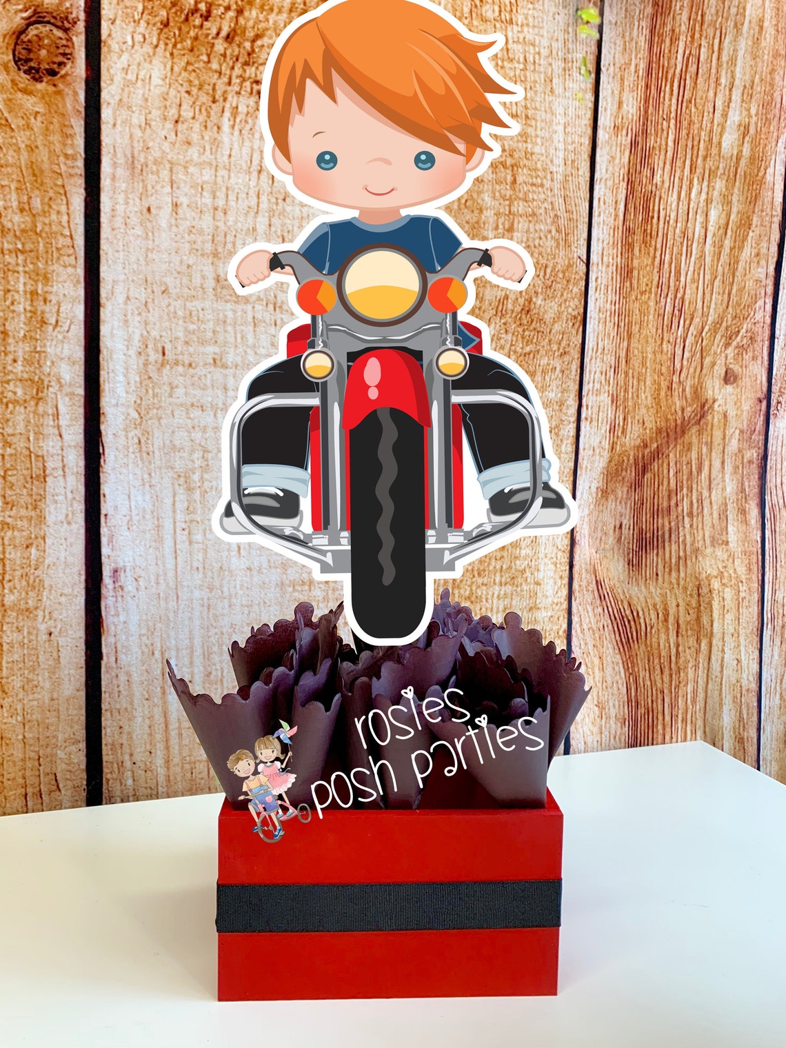 Motorcycle Theme Party Centerpiece Decoration Motorcycle | Etsy