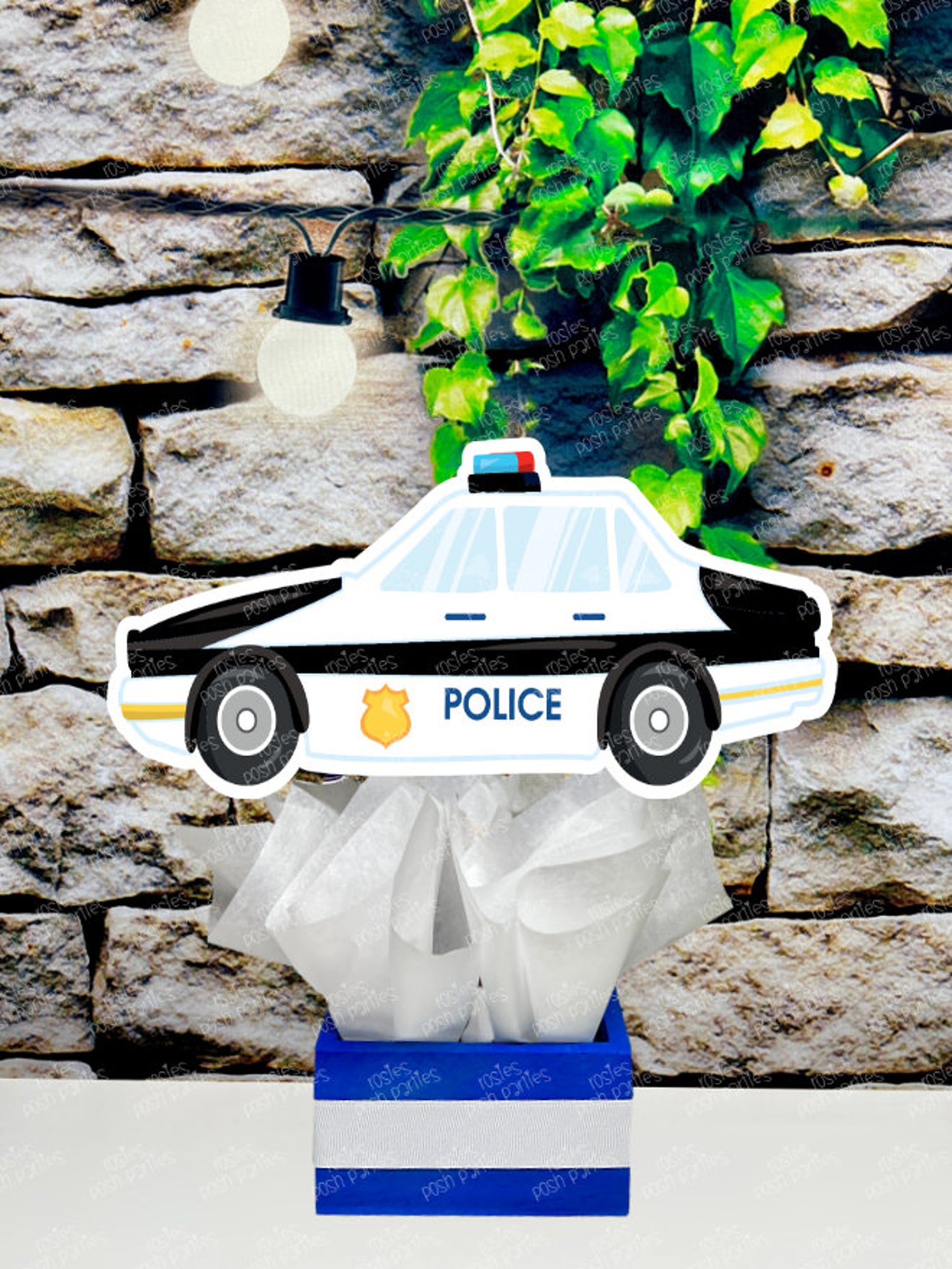 Police Theme Decoration | Cops and Robbers Birthday | First Responder ...