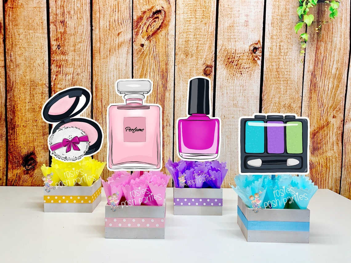 Makeup Theme Makeup Birthday Party Spa Theme Party Girls - Etsy