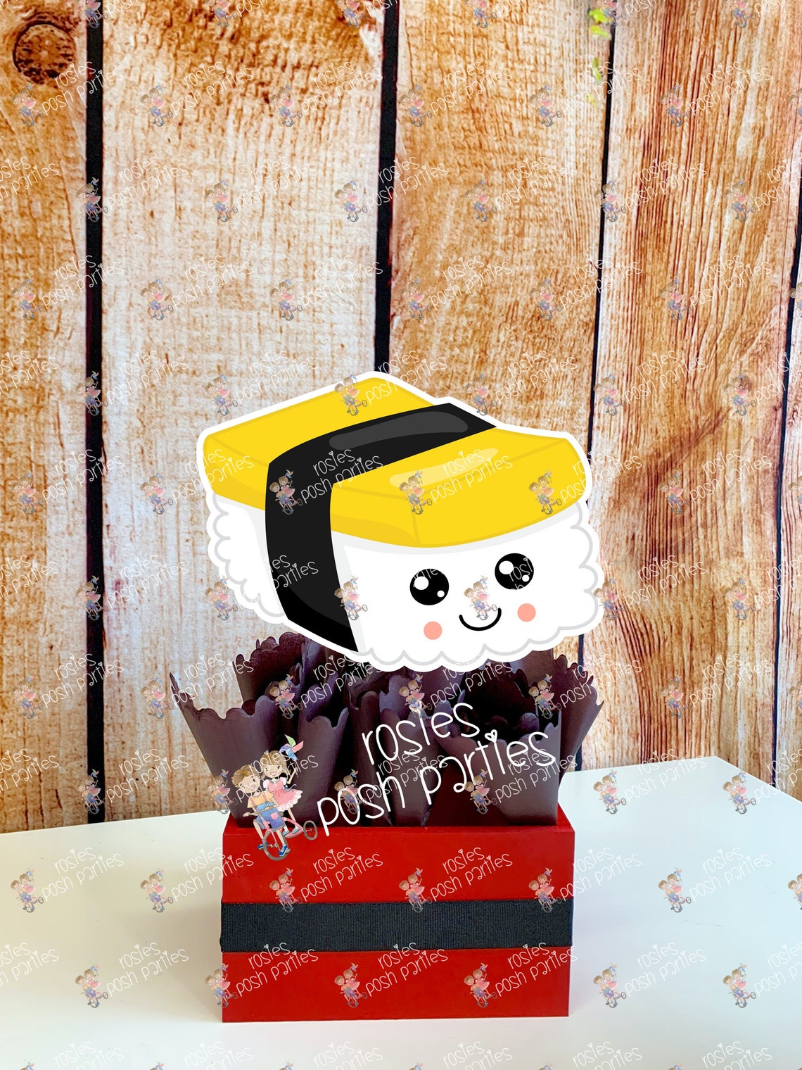 Sushi Theme Birthday Sushi Centerpiece Sushi Party Theme - Etsy