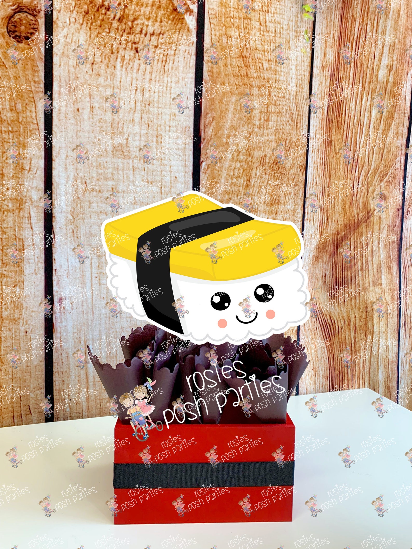 Sushi Theme Birthday Sushi Centerpiece Sushi Party Theme - Etsy