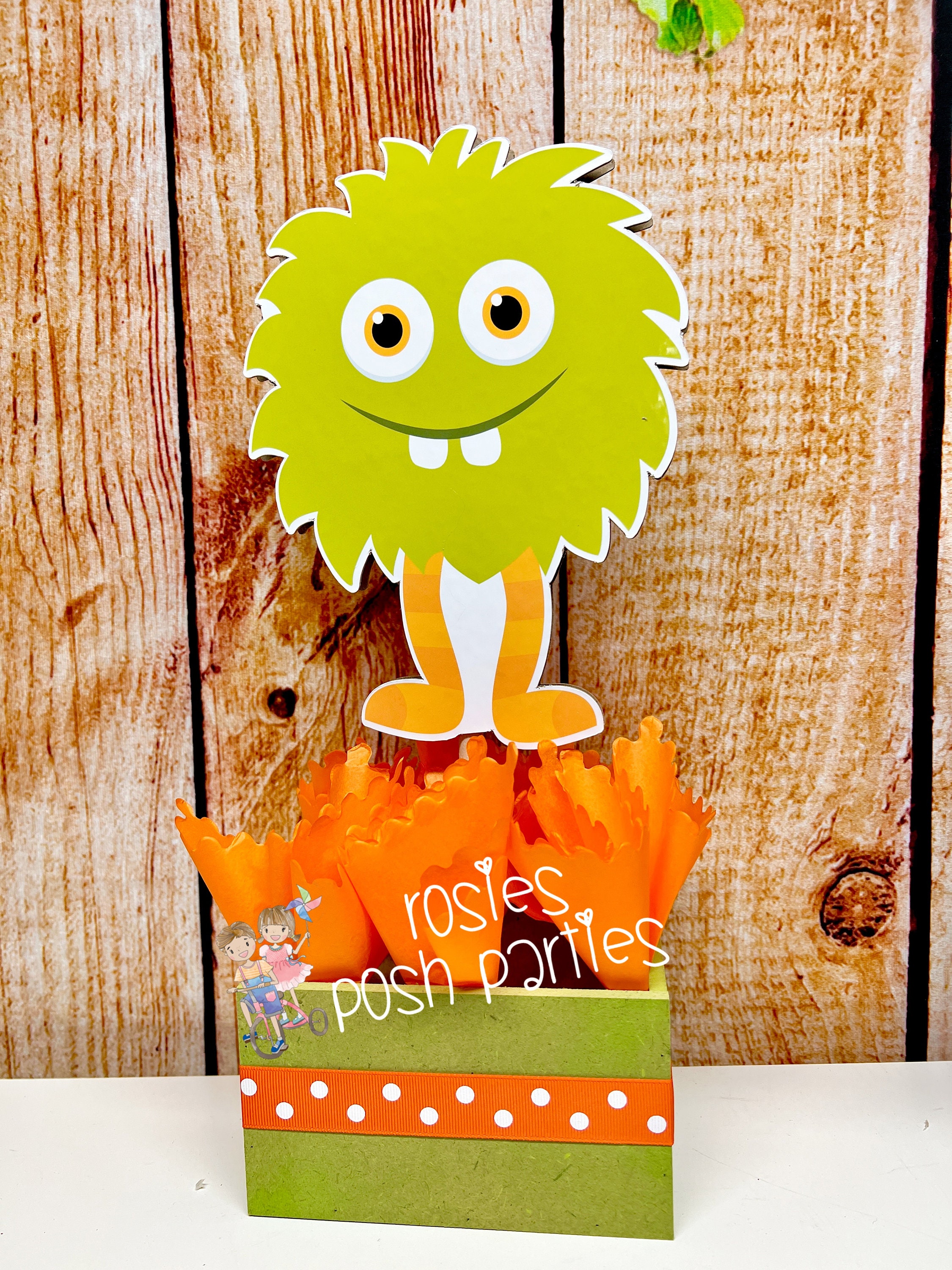 Monster Birthday Centerpieces Little Monsters Cute Birthday | Etsy