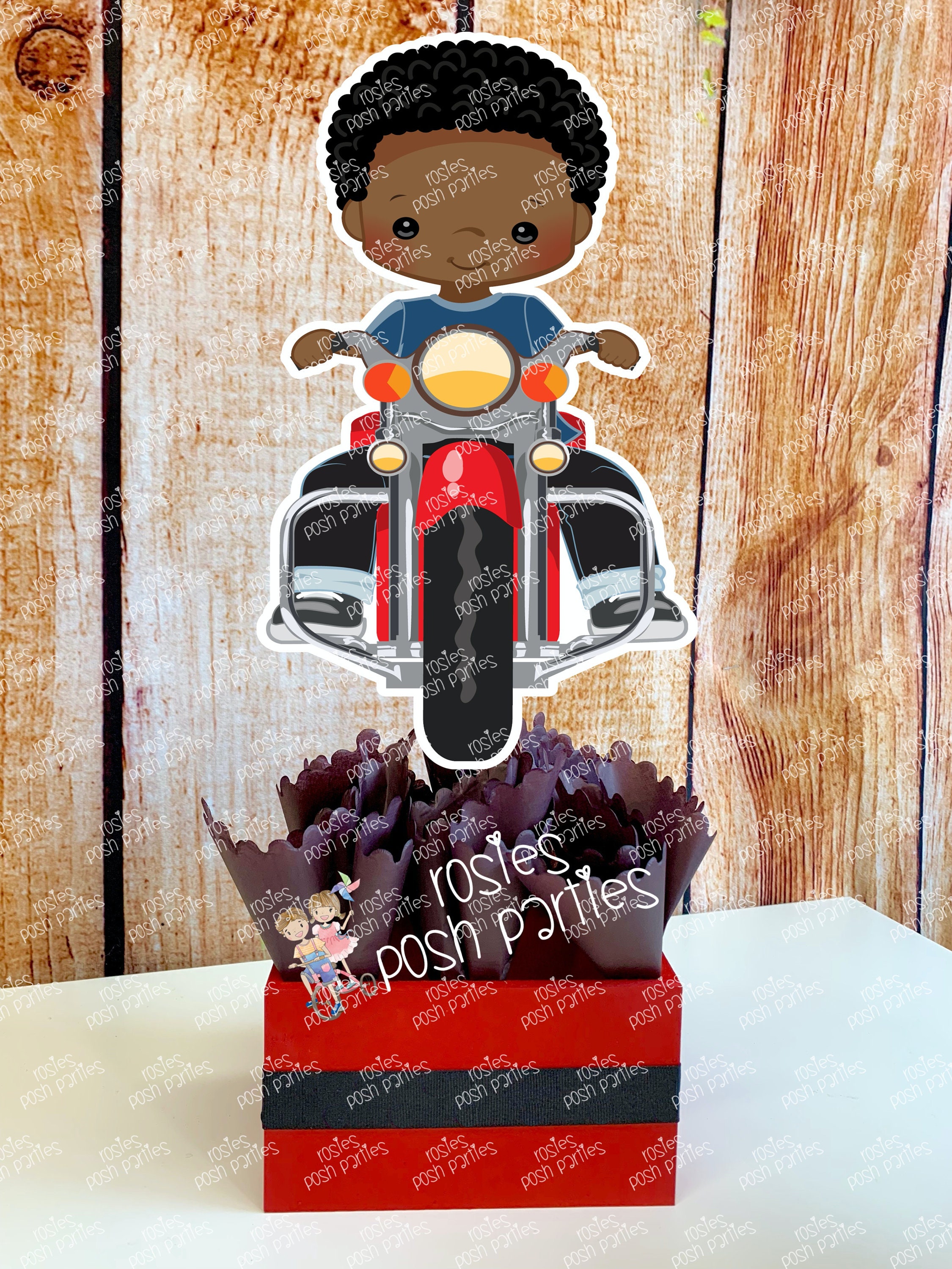 Motorcycle Theme Party Centerpiece Decoration Motorcycle - Etsy