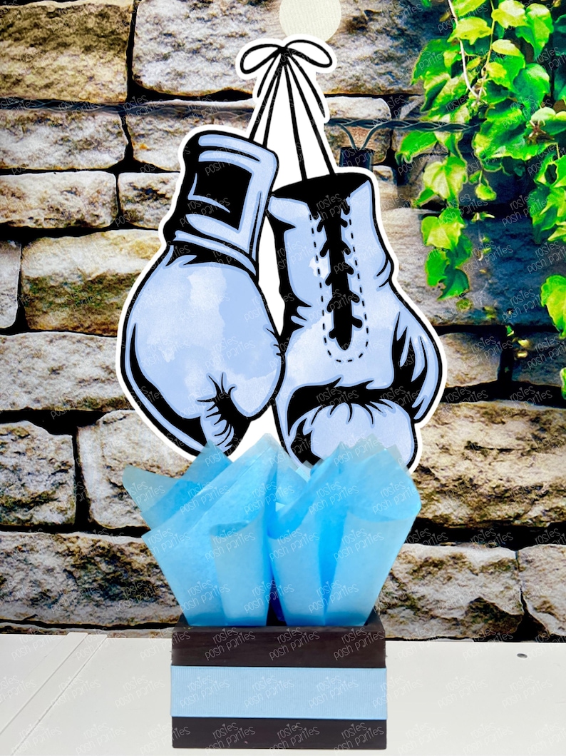 Boxing Gloves Baby Shower Theme | Gender Reveal Boxing Theme | Boxer ...