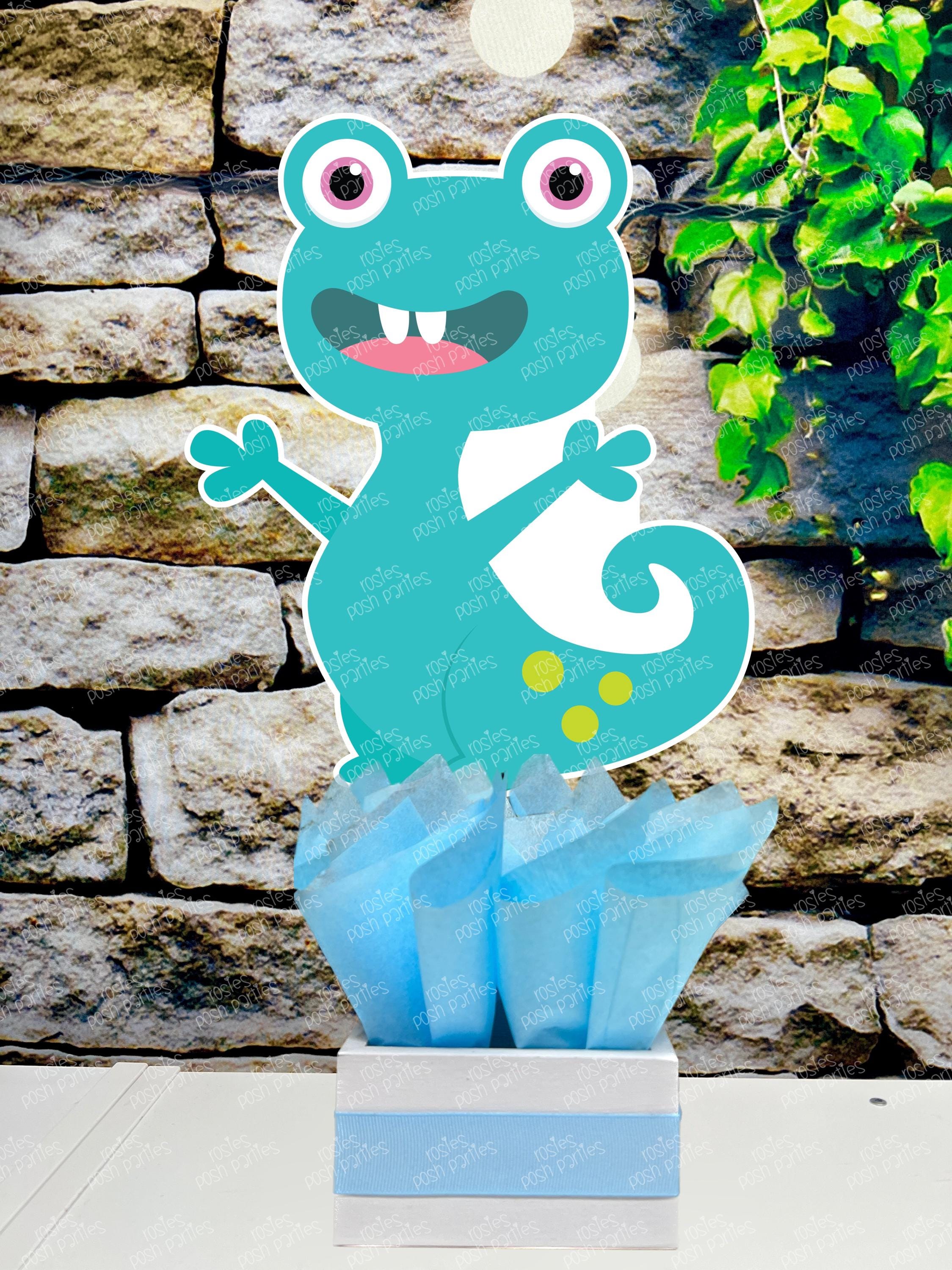 Monster Birthday Centerpieces Little Monsters Cute Birthday Party Wood ...