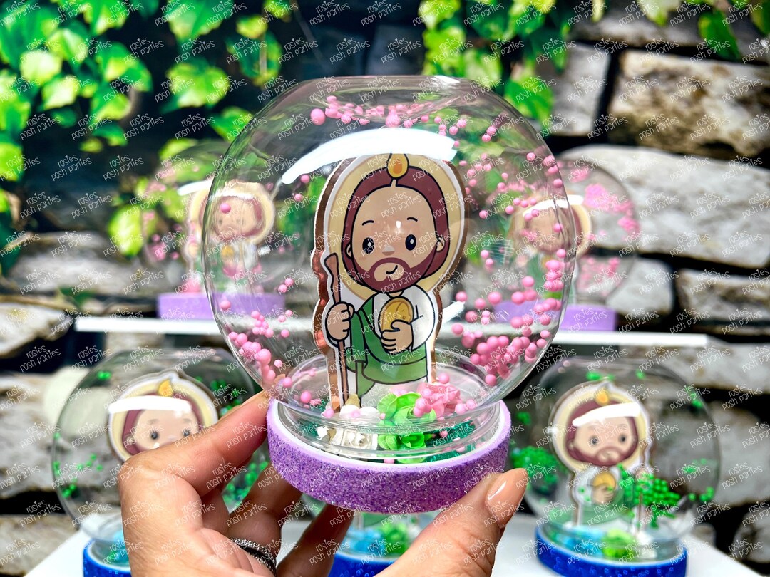 Saint Jude Theme | San Judas Tadeo Globe | Snow Globe Theme | San ...