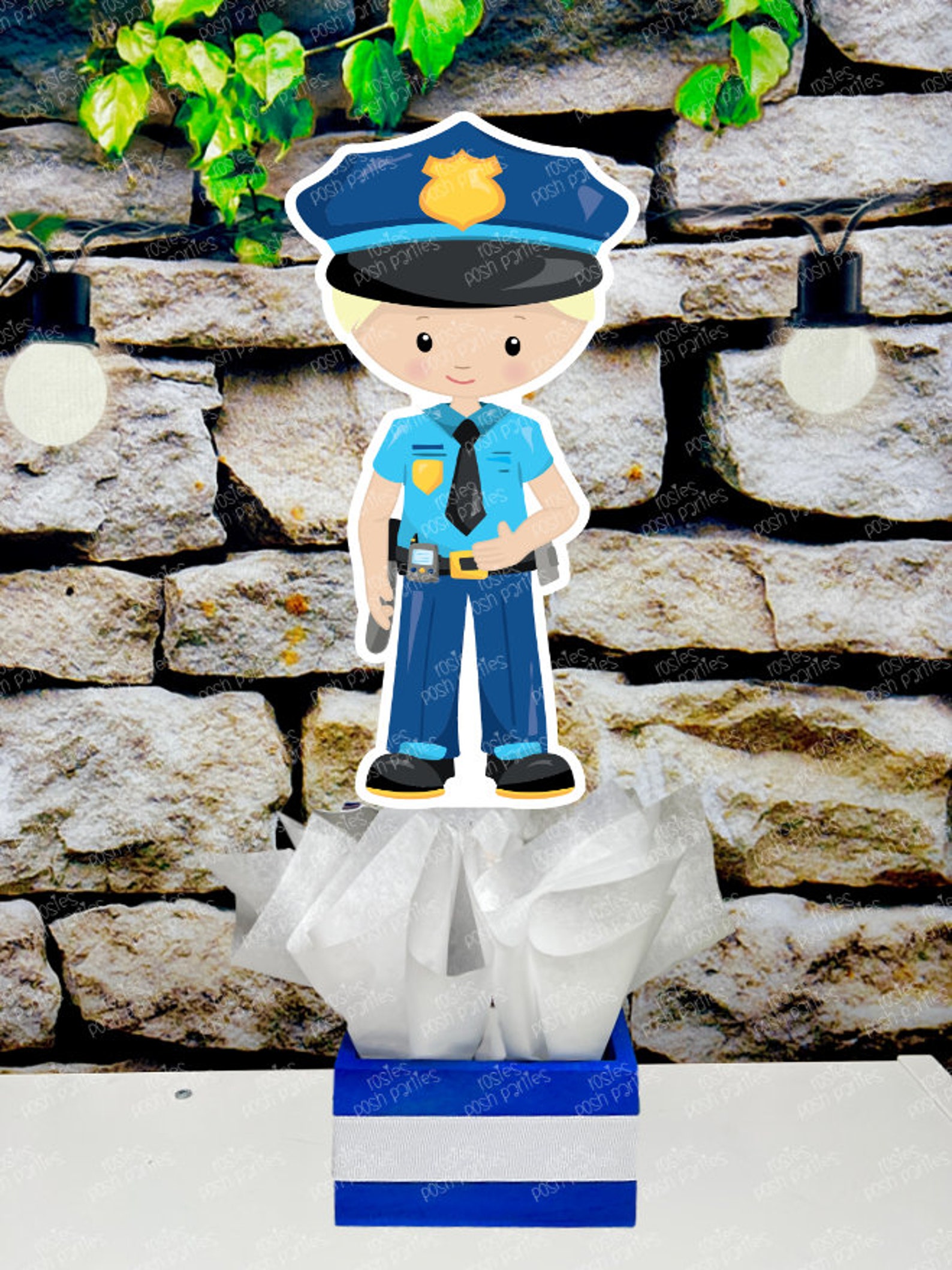 Police Theme Decoration | Cops and Robbers Birthday | First Responder ...
