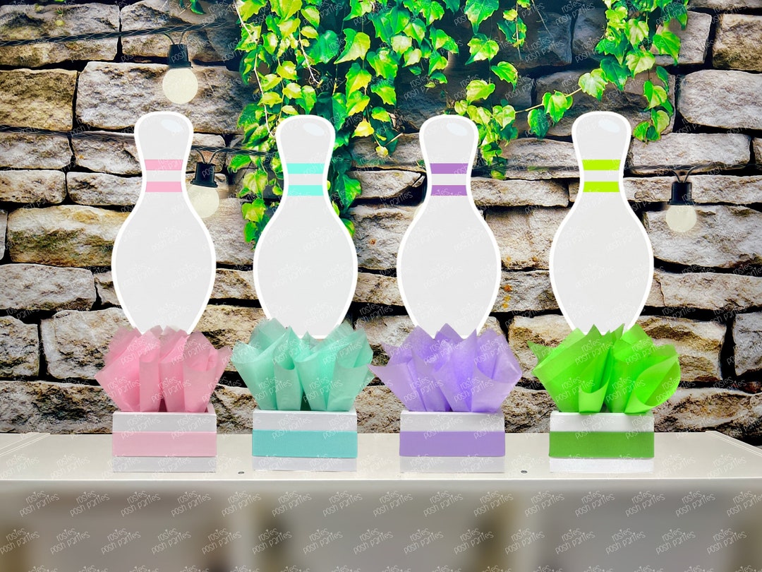 Bowling Theme | Bowling Birthday Party | Bowling Centerpiece | Strike ...