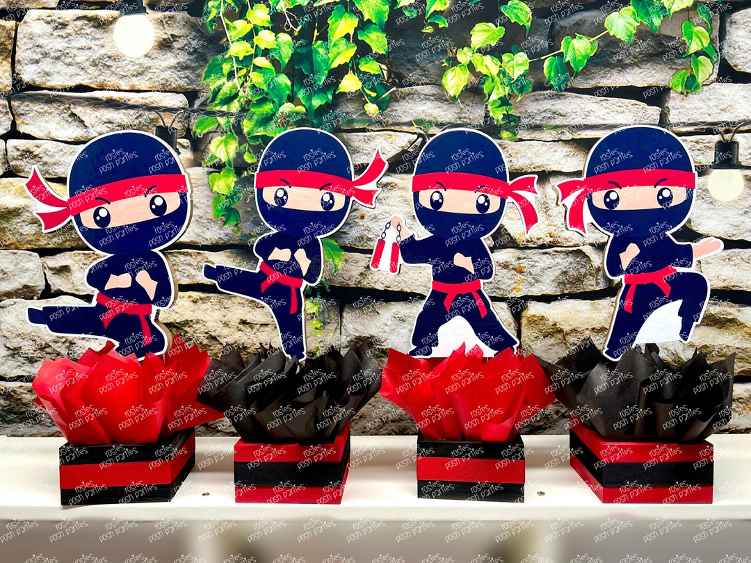 Ninja Birthday Theme | Ninja Karate Party Centerpiece Decoration ...