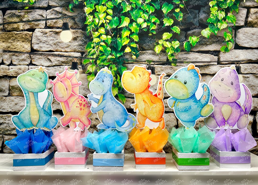 Dinosaur Theme | Hatching Soon Dinosaur Birthday | Watercolor Dinosaur ...