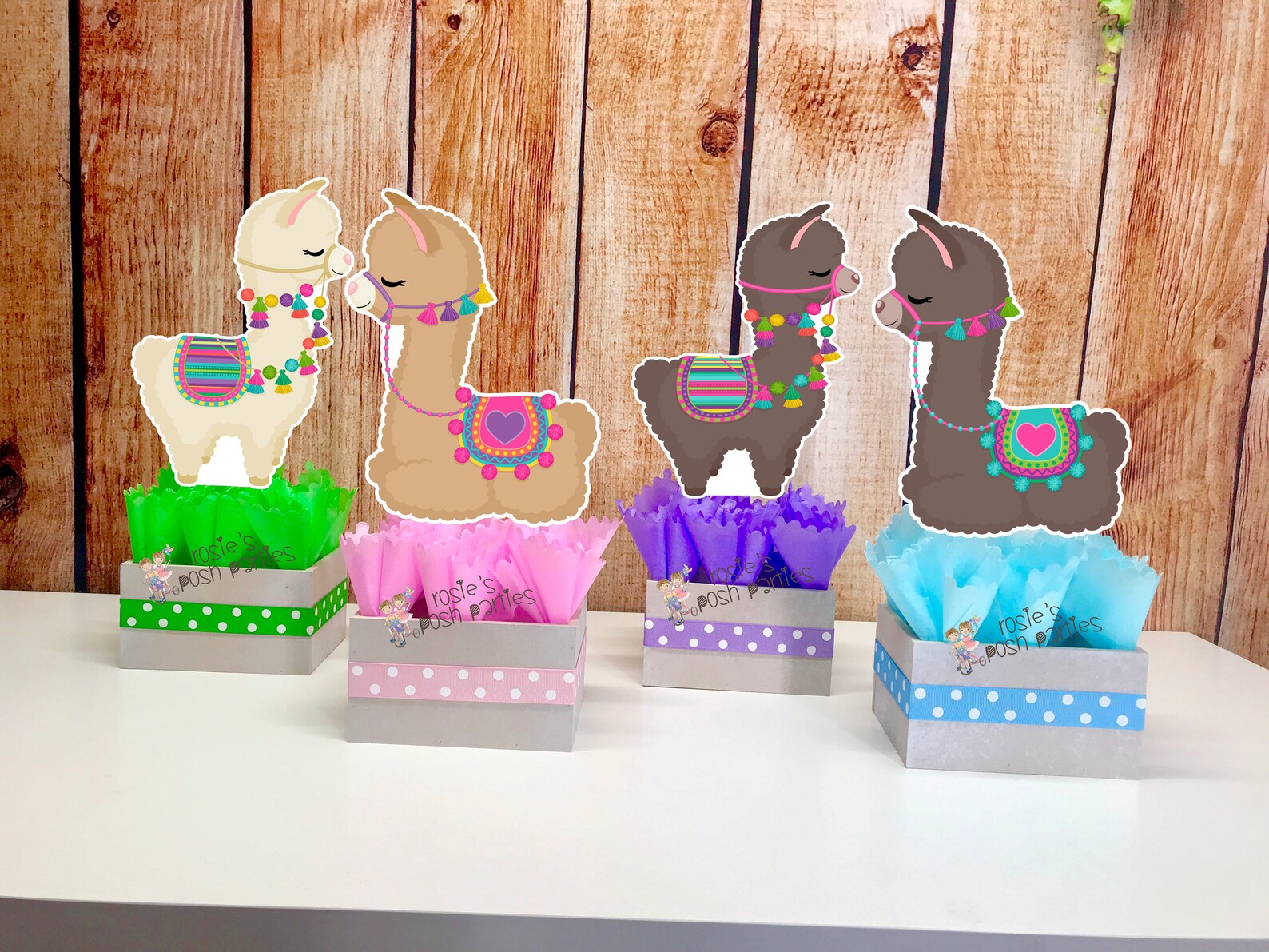 Llama Birthday Theme Centerpiece Decoration Llama Theme | Etsy