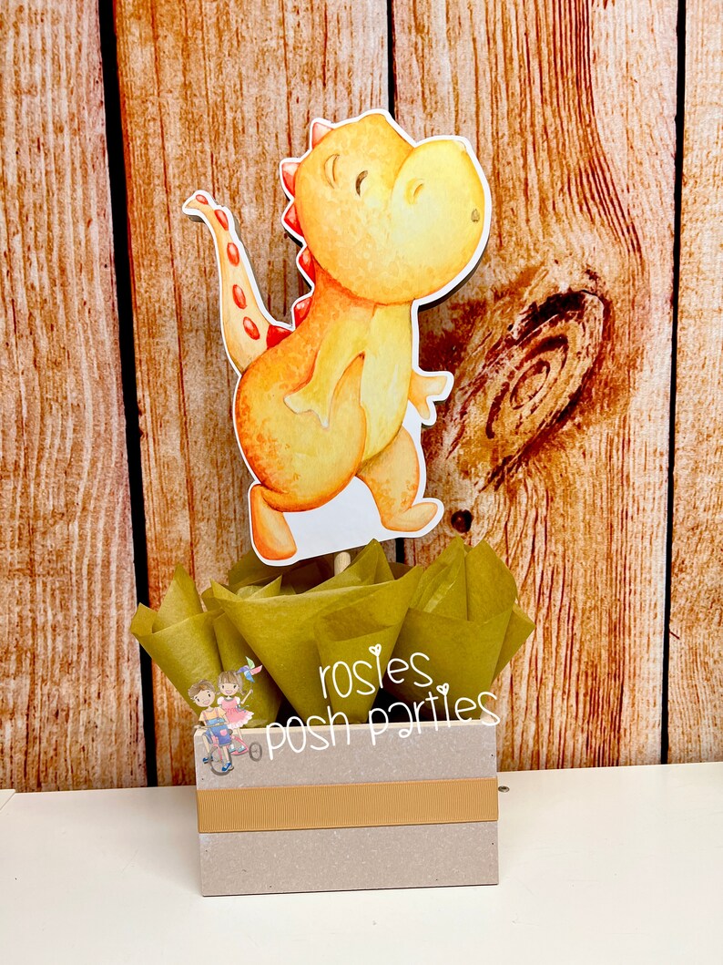 Dinosaur Theme Dinosaur Birthday Decoration Watercolor - Etsy