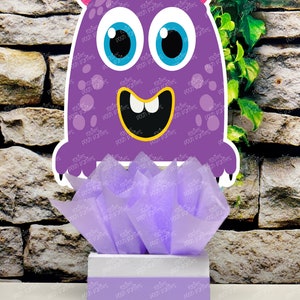 Monster Birthday Theme | Pink Girl Monster Centerpiece | Little Monster ...