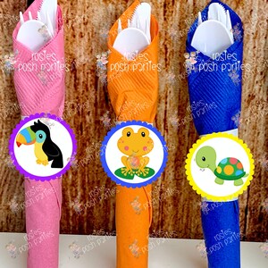 Rainforest Tropical Animal Theme Tropical Critter Birthday - Etsy