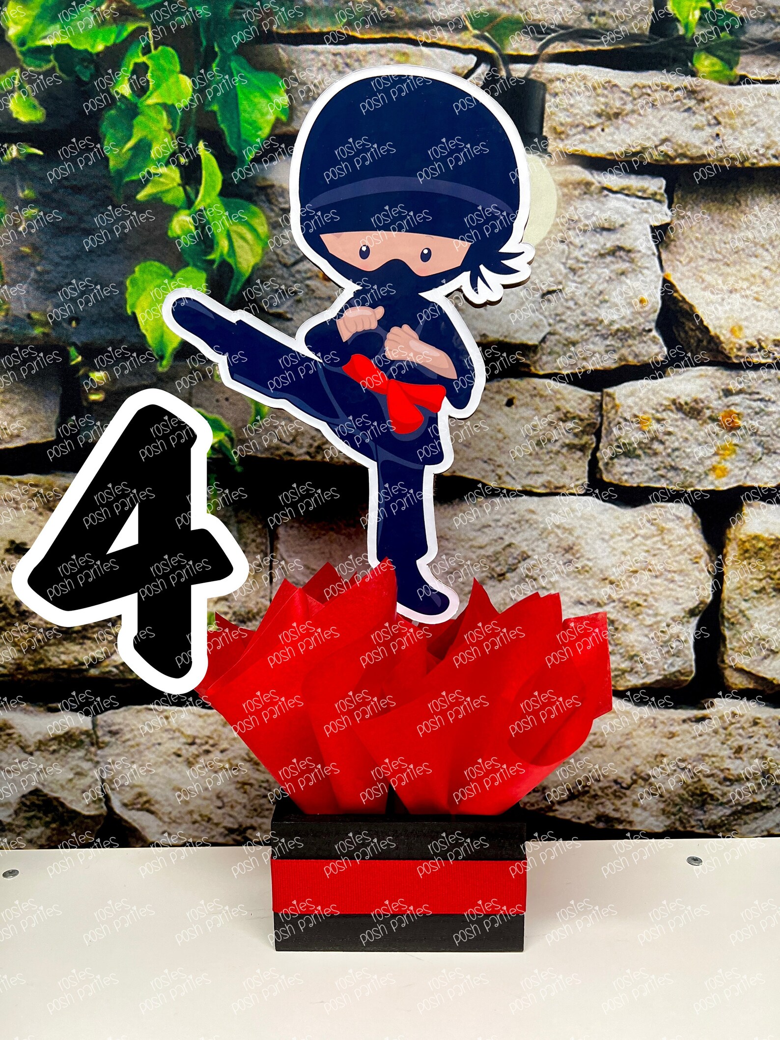 Ninja Birthday Ninja Party Ninja Centerpiece Decoration Ninja - Etsy