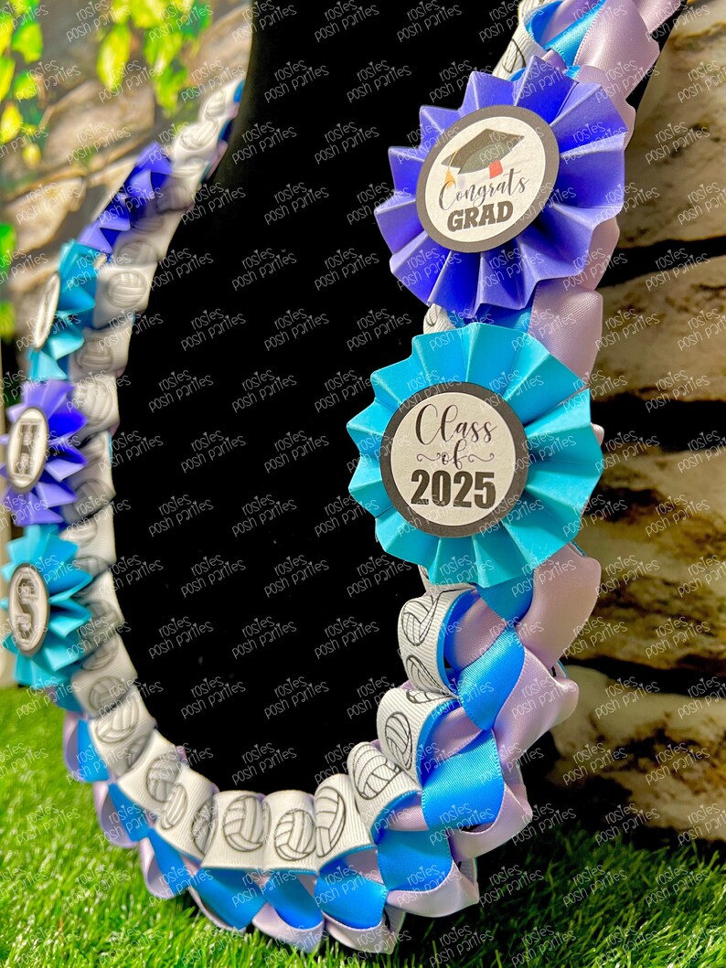 Volleyball Sports Graduation Lei | Promotion Gift Lei | Sports Senior ...