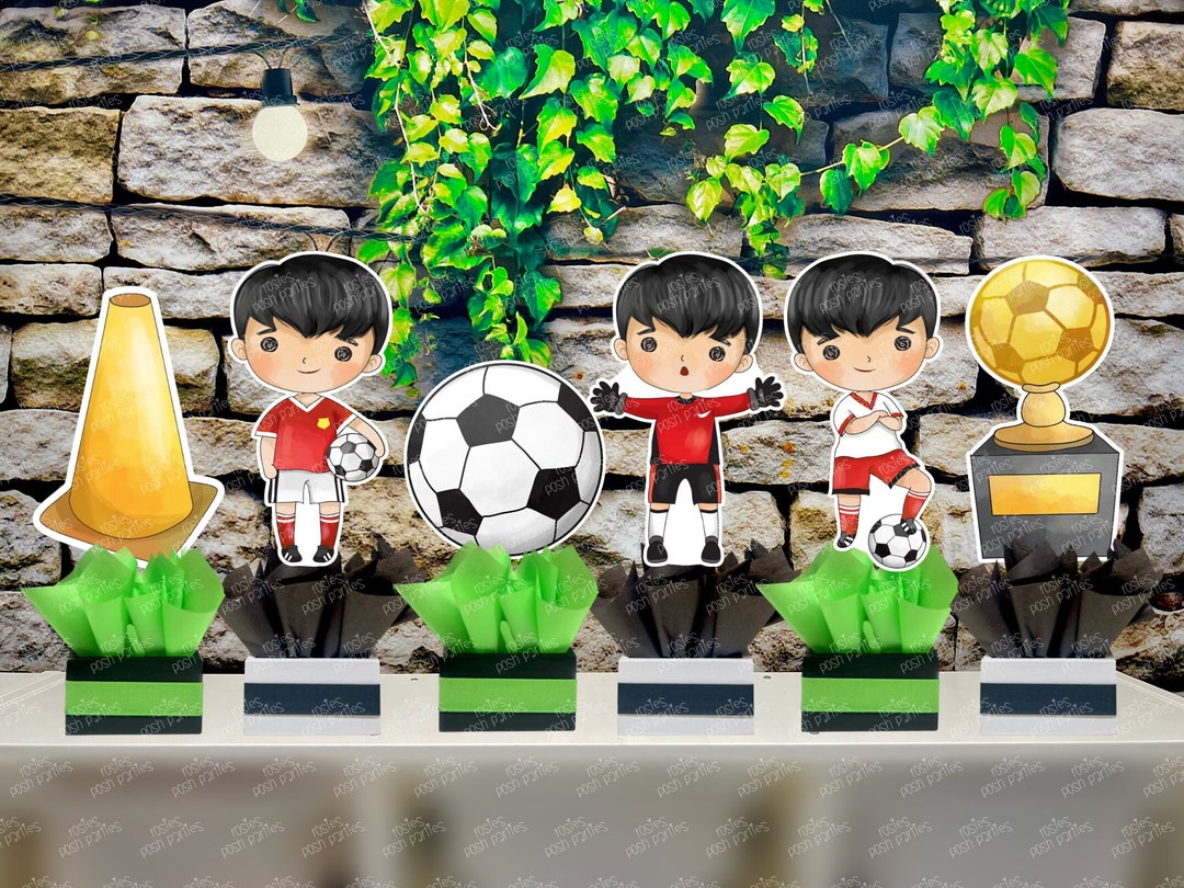 Sports Soccer Theme Centerpiece | Soccer Theme Event | Sports Event ...