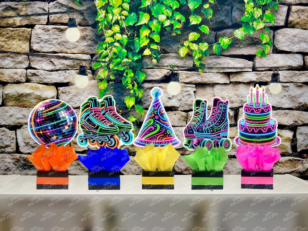 Cosmic Neon Roller Skating | Cosmic Theme Birthday | Night Roller ...