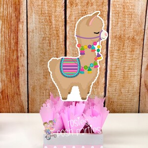 Llama Birthday Theme Centerpiece Decoration Llama Theme - Etsy