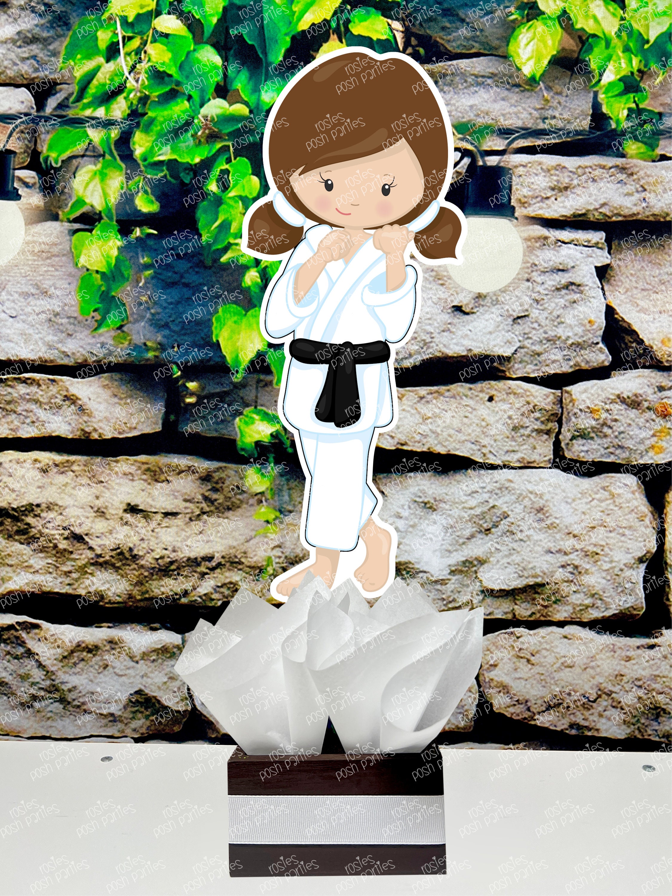 Karate Taekwondo Theme | Karate Birthday Table Centerpiece | Karate ...